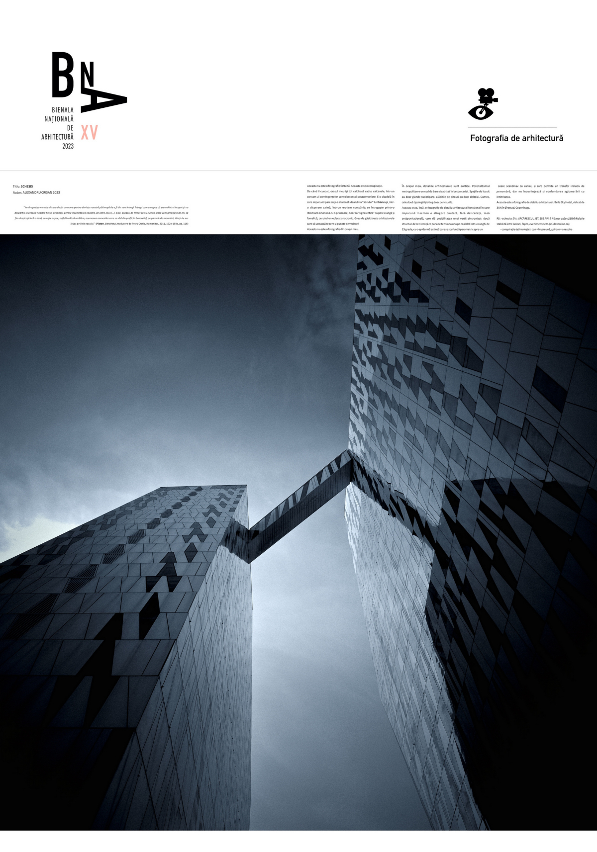 BIENALA NATIONALA DE ARHITECTURA (BNA) 2023, ROMANIA – alexandru crisan